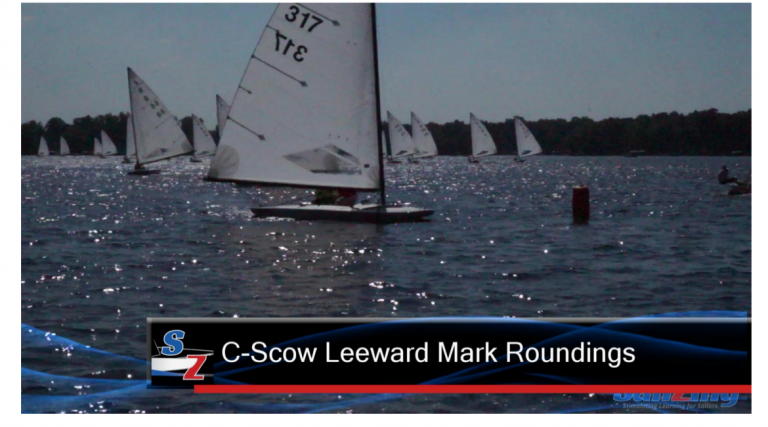 Leeward Mark Roundings - Principles and C-Scow Examples - SailZing